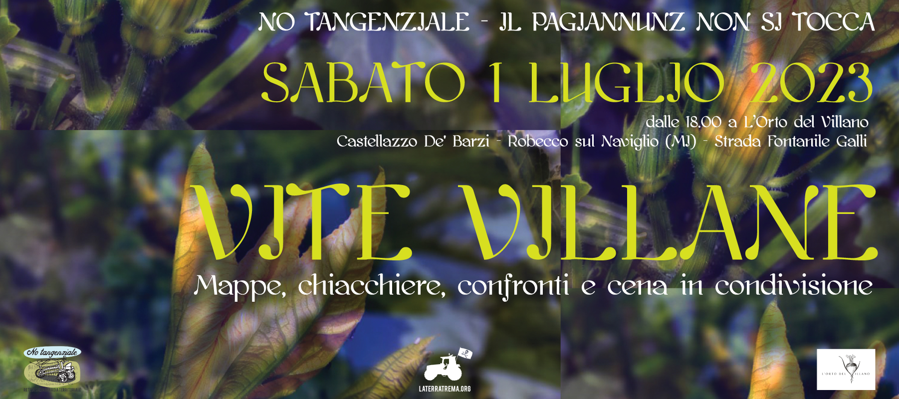 VITE VILLANE | Mappe, chiacchiere, confronti e cena in condivisione ...